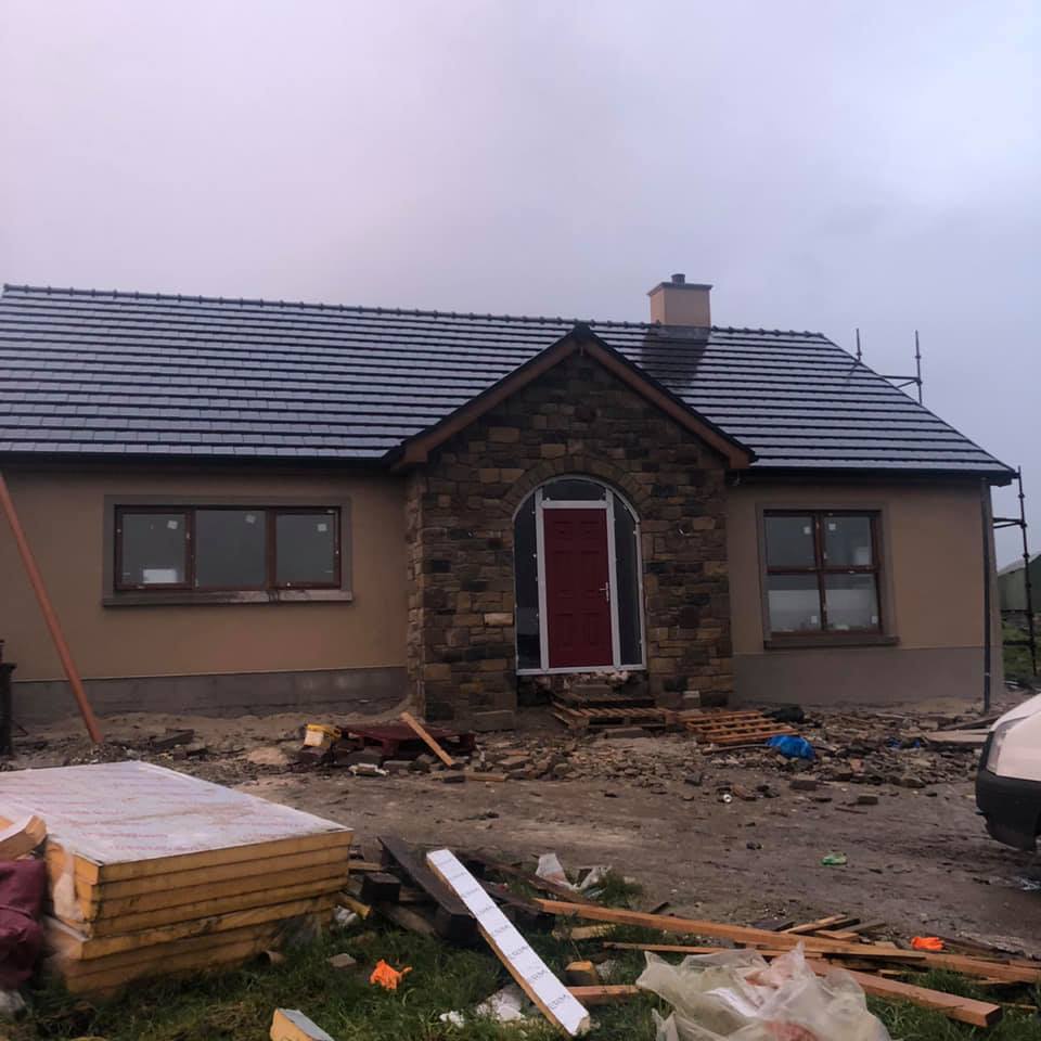 Fintry Stone House – Mono-Rend Spray Plastering