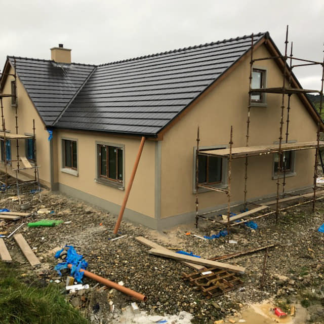 Fintry Stone House – Mono-Rend Spray Plastering
